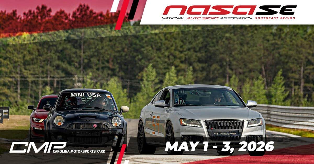 Carolina Motorsports Park - May 1st - 3rd, 2026 - #5255 | #DRIVENASA
